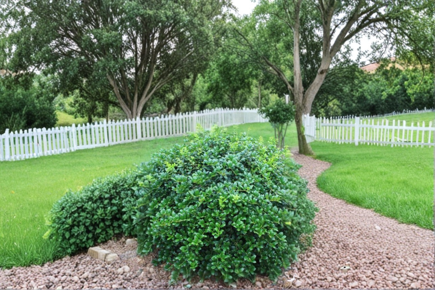 Dwarf Burford Holly Shrub 1 Gallon Live Plant, Evergreen Hedge Bush fo ...