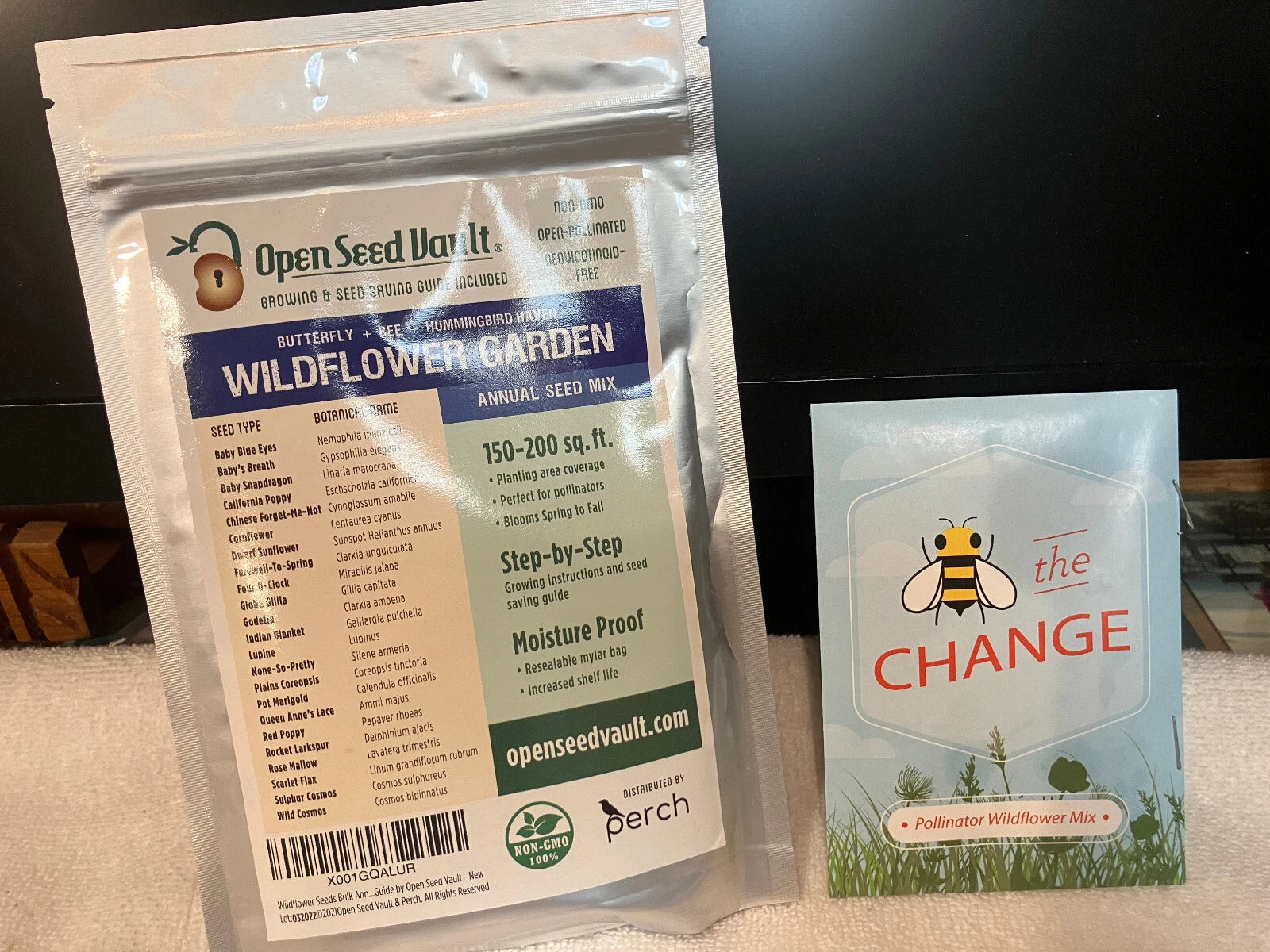 Wildflower Garden Seed Pack - 23 Varieties for 150-200 sq. ft. - Open ...